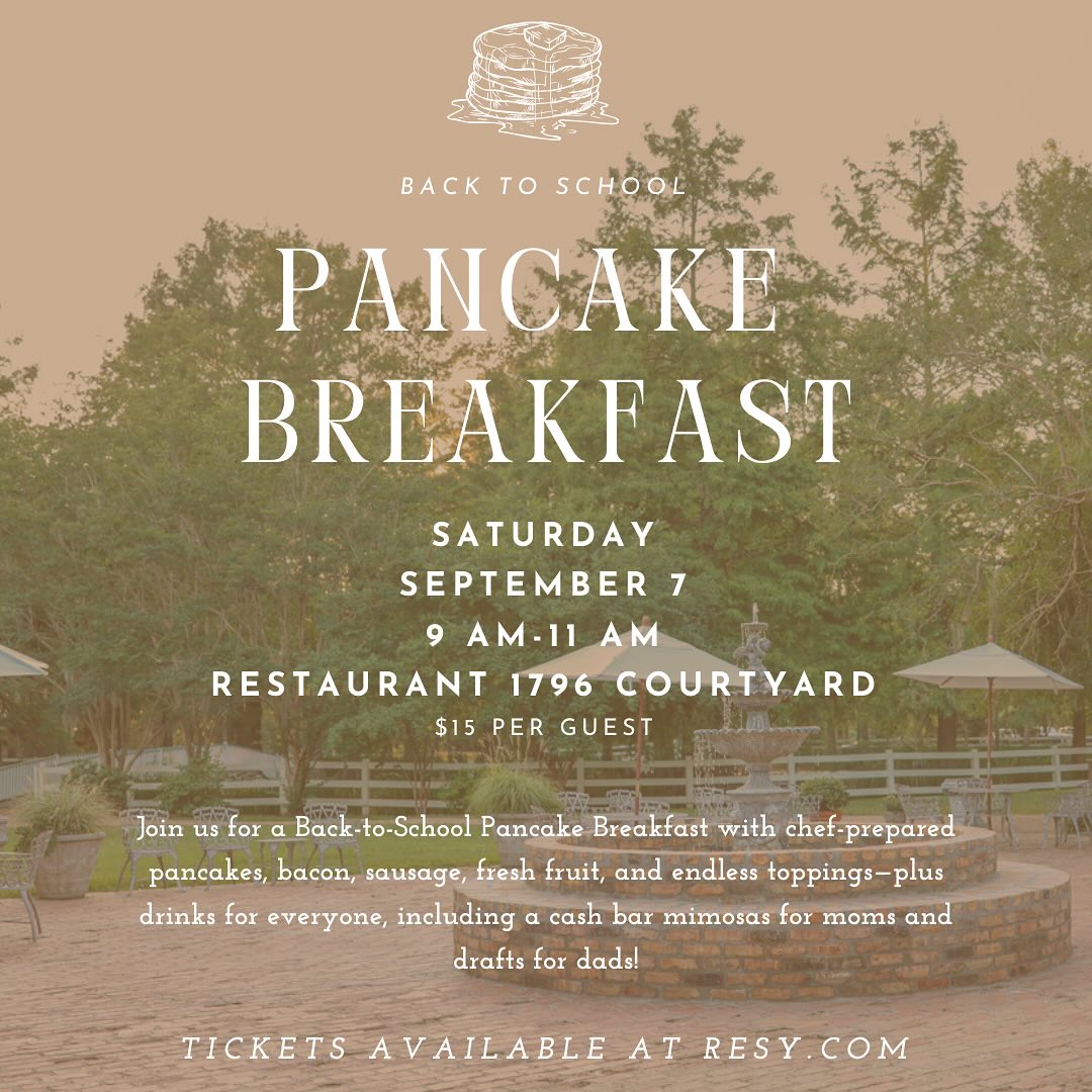 Back to School Pancake Breakfast - Visit St. Francisville
