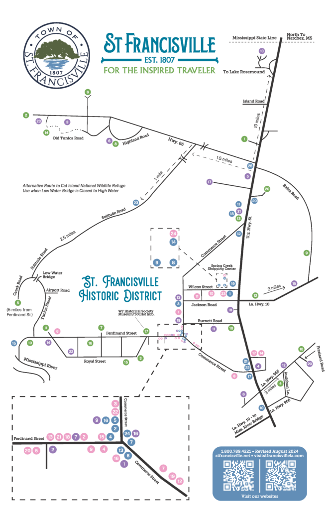 Parish Map - Visit St. Francisville